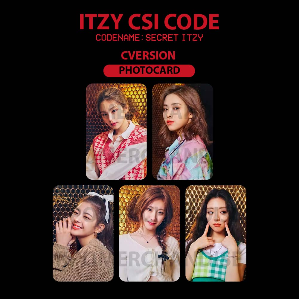 โฟโต้การ์ด ITZY CSI Code Secret Premium Chaeryeong Lia Ryujin Yuna | Shopee Thailand