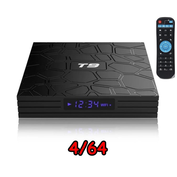 tv box android box T9 กล่องแอนดรอย Android 9.0 แถมถ่าน | Shopee Thailand
