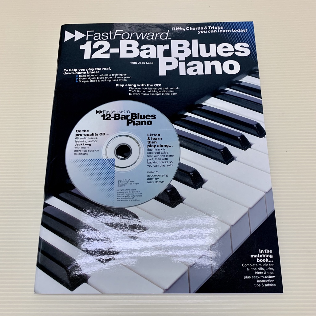 [ใหม่] Fast Forward 12 Bar Blues Piano Riffs, Chords & Tricks พร้อมซีดี ...