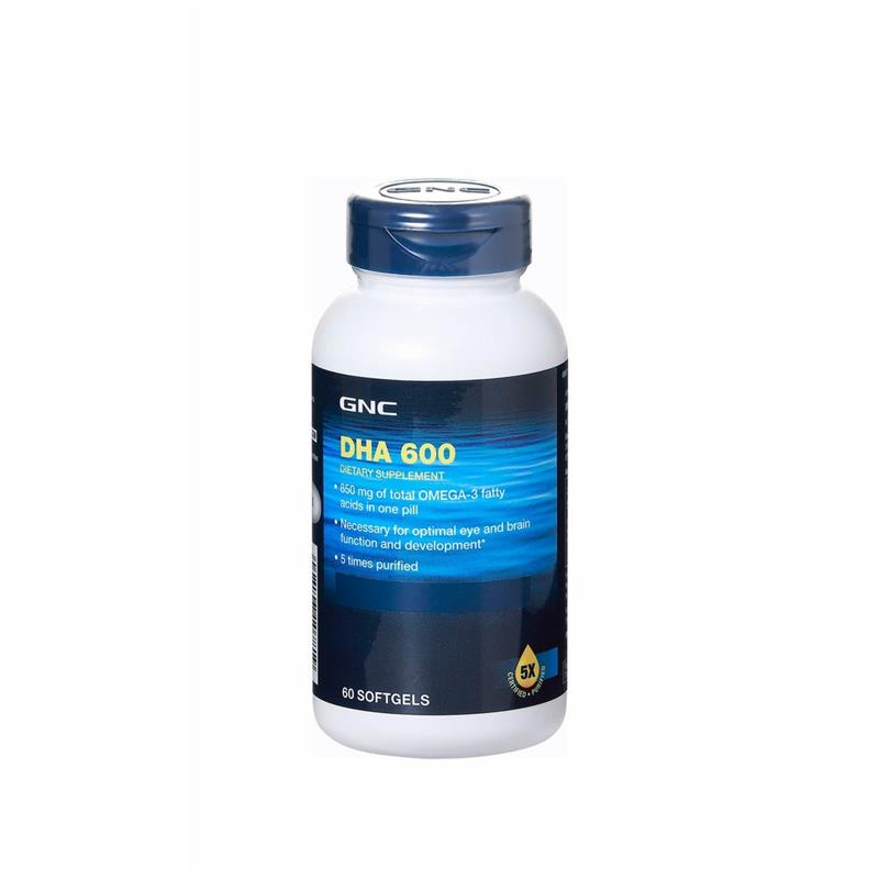GNC DHA 600mg EPA 250mg 60 Soft capsule | Shopee Thailand