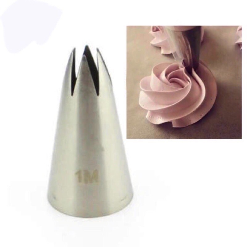 หัวบีบ⚡️ไร้รอยต่อ⚡️ 1M,6B,2C,2D,108E,2F,D66,D43,2A,2B(หัวบีบครีมตกแต่ง ...