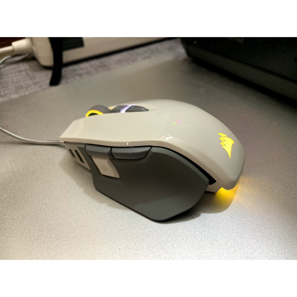 MOUSE (เมาส์) CORSAIR M65 PRO RGB ELITE (WHITE) | Shopee Thailand