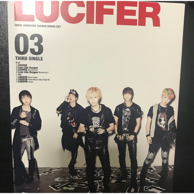 SHINee LUCIFER Album Japan Limited Edition Ver.B | Shopee Thailand