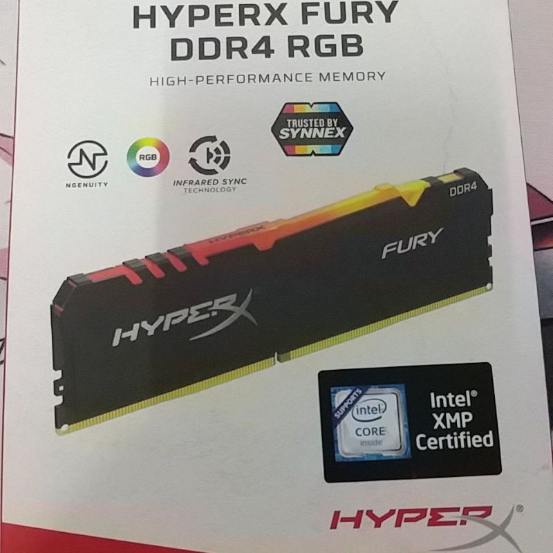 RAM DDR4 HYPERX FURY RGB 16GB 3200MHz | Shopee Thailand