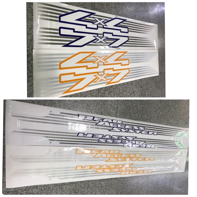 4x4 ford rear access system สติ๊กเกอร์ติดรถford | Shopee Thailand