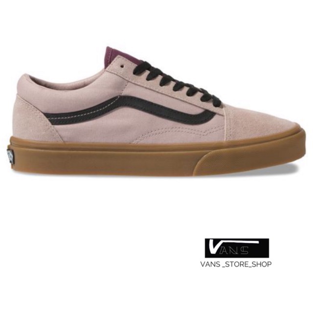 VANS OLD SKOOL GUM SHADOW GRAY PRUNE SNEAKERS สินค้ามีประกันแท้ ...