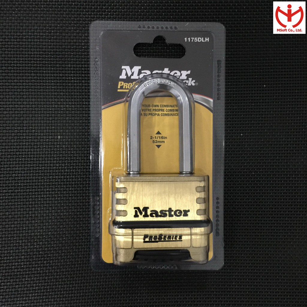 [Ho Chi Minh Express] Master Lock 1175 DLH long digital Lock ตัวเรือน ...
