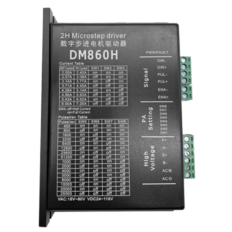Digital Motor Driver, Dm860H Stepper Motor Driver Is Suitable for 57 86 ...