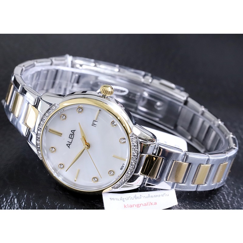 นาฬิกา Alba Crystal Swarovski รุ่น AH7AQ2X / AH7AQ2X1 | Shopee Thailand