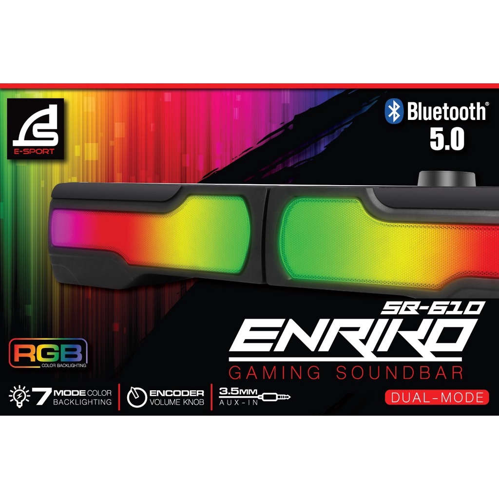 SIGNO E-Sport Gaming Soundbar รุ่น ENRIKO SB-610 (ลำโพง เกม์มิ่ง ...