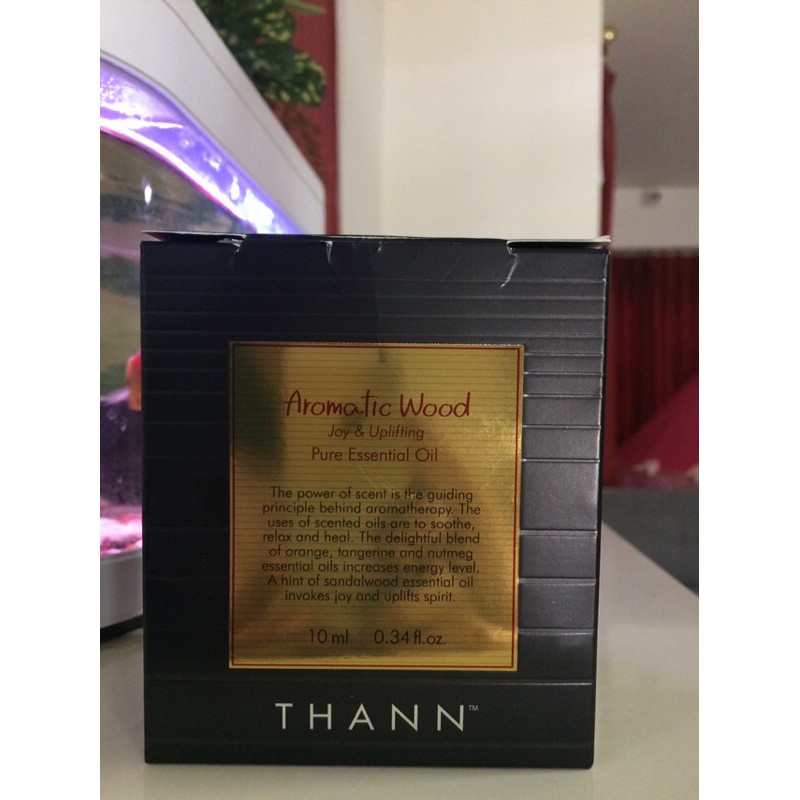Thann Aromatic Wood Joy & Uplifting Pure Essential Oil 10 ml. | Shopee Thailand