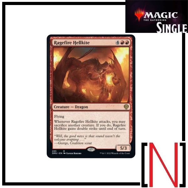 [MTG][Single][DMU] Ragefire Hellkite ระดับ Rare [ภาษาอังกฤษ] | Shopee Thailand