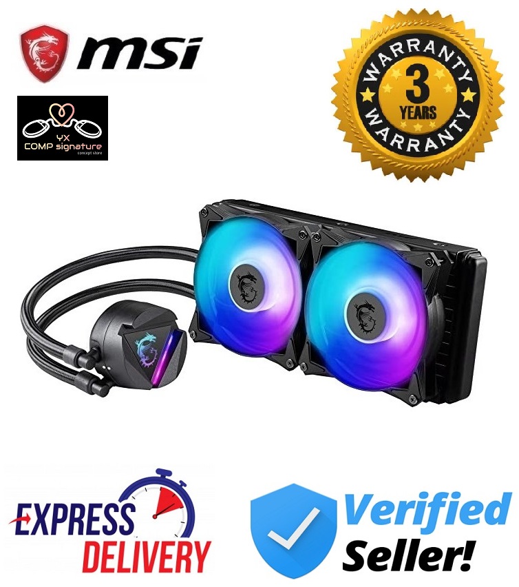 Msi MAG CORELIQUID 240R 240MM AIO LIQUID COOLER (MAG CORELIQUID 240R ...