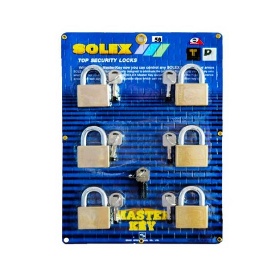 กุญแจมาสเตอร์คีย์ master key ชุด6ตัว รวมไซส์-45-50mm ยาว/สั้น solex | Shopee Thailand
