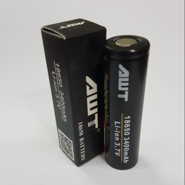 ถ่านชาร์จ AWT 18650 3400mAh แพค 1 ก้อน(งานคุณภาพดี) | Shopee Thailand