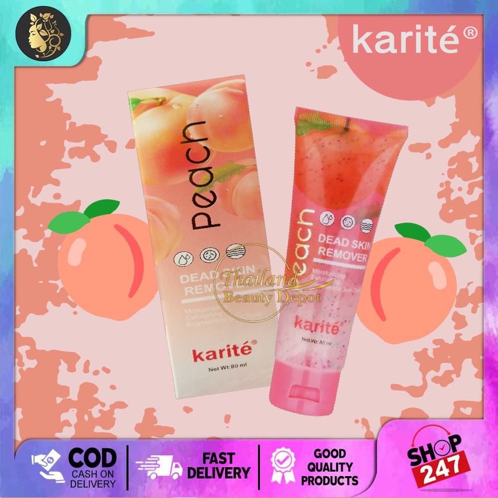 Karité Peach Dead Skin Remover 80ml | Shopee Thailand