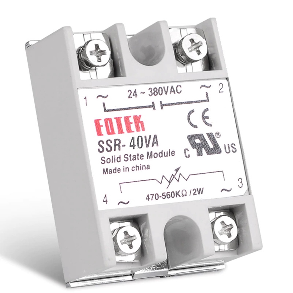 40DA SSR-40VA Solid State Relay Module Single Phase AC 24-380VAC โซลิดเสตทรีเลย์ คุณภาพสูงพร้อม ...