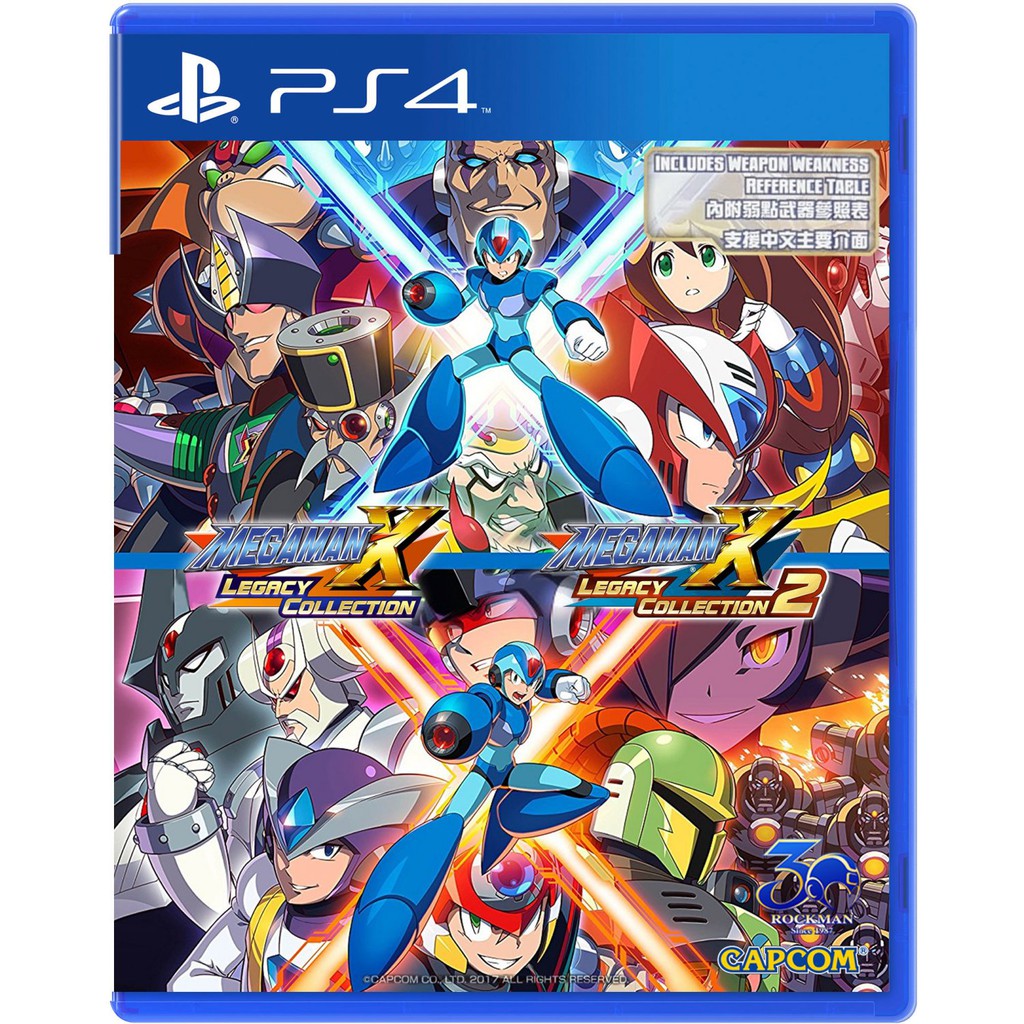 PS4 MEGA MAN X LEGACY COLLECTION + MEGA MAN X LEGACY COLLECTION 2 ...