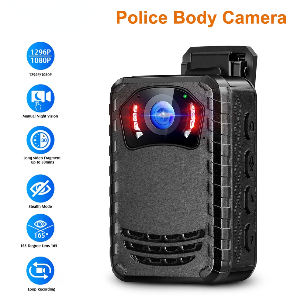 Boblov N9 กล้องตํารวจ Full HD 1296P ขนาดเล็ก รองรับ 256G DVR | Shopee ...