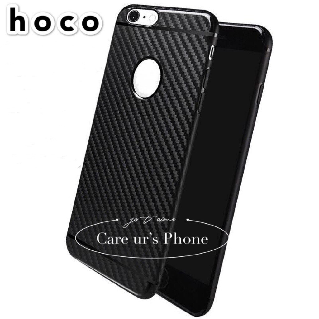 เคสแท้ Hoco TPU Case Ultra Slim เคสลายเคฟล่า 6/6G/6s/6p/6sp/7/8/SE2/SE3/7p/8p/12/12 pro/12 Pro ...