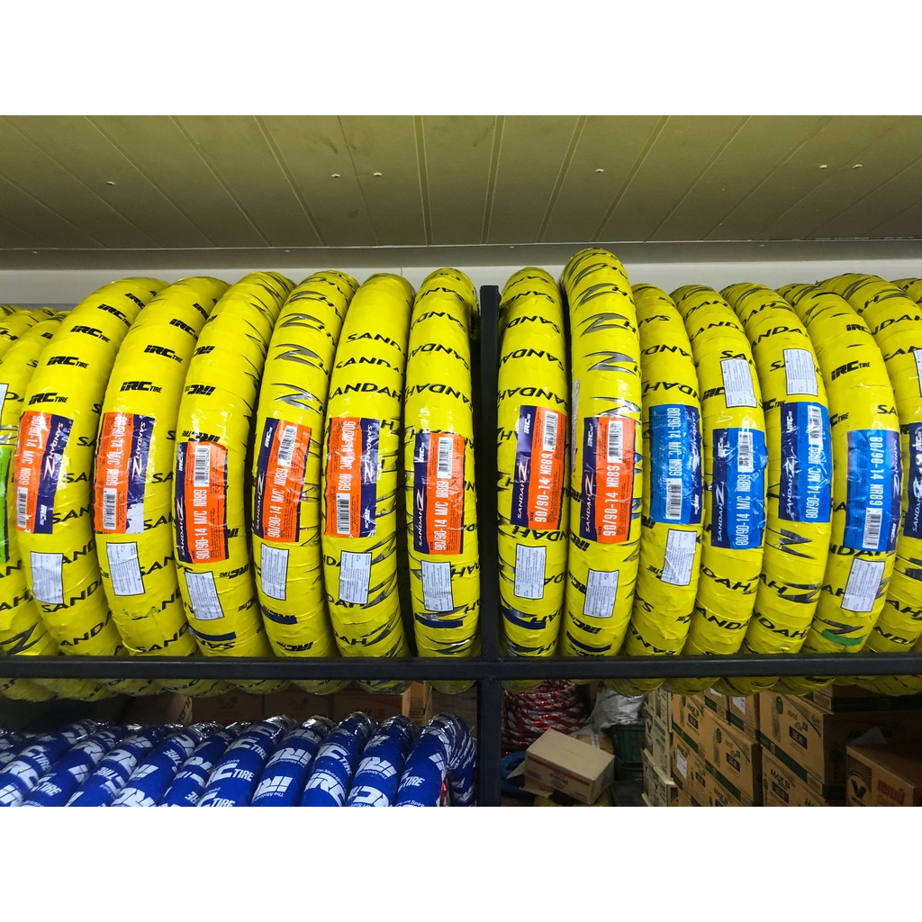 ยางนอก IRC SANDAH Z (แซนดาส) ใช้ยางใน สำหรับรถจักรยานยนต์ ขอบ 14 ทุก ...