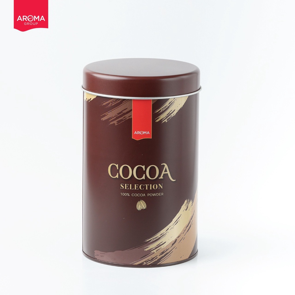 Aroma Cocoa powder 100% (Signature & Selection) (300 กรัม/กระป๋อง ...
