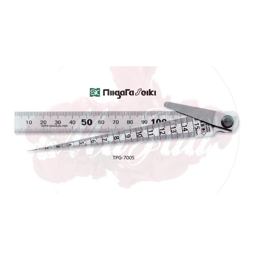 Niigata seiki SK Japan No.TPG-700S เตเปอร์เกจ พร้อมไม้บรรทัด ญี่ปุ่น ...