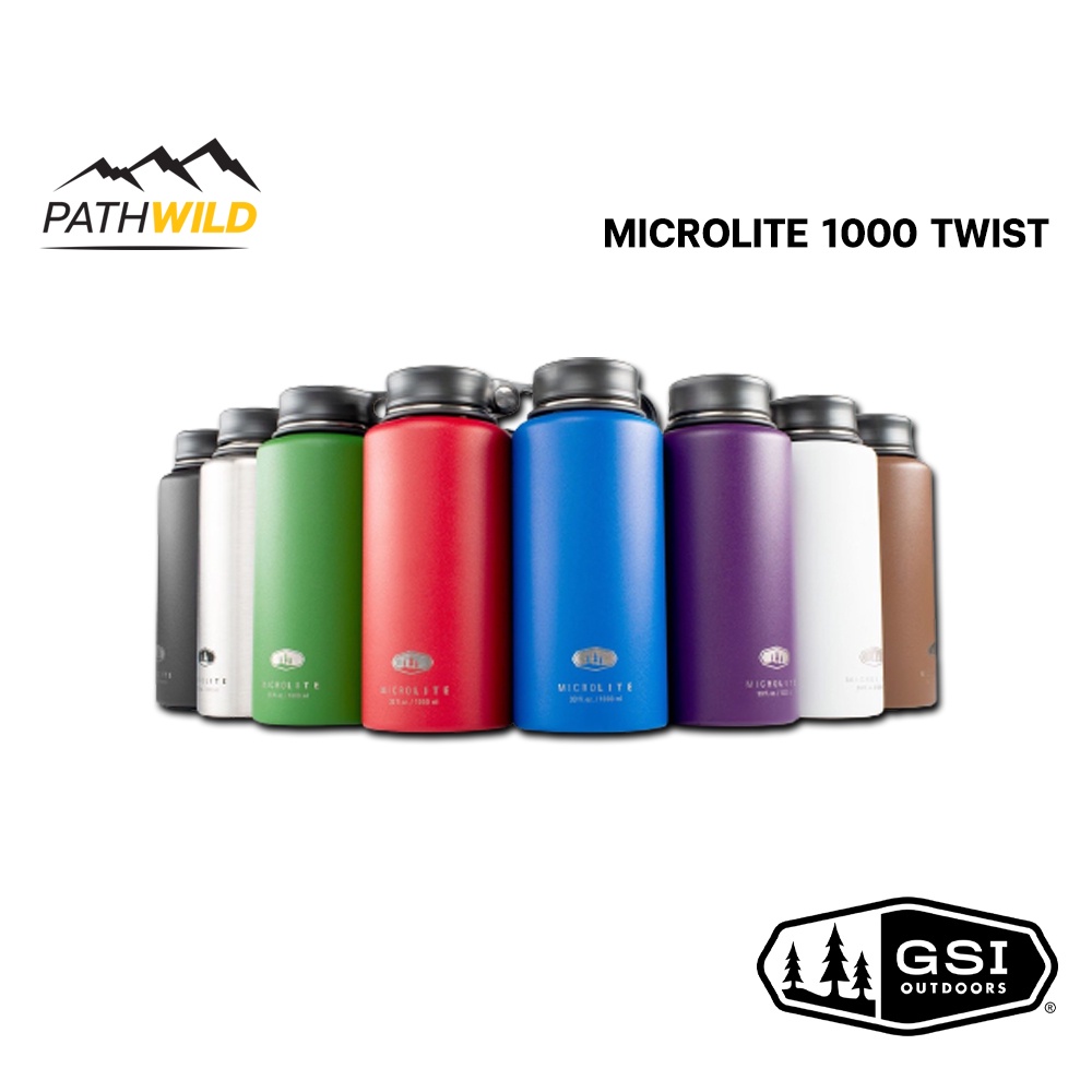 GSI MICROLITE 1000 TWIST ขวดเก็บอุณหภูมิ ความจุ 1 ลิตร น้ำหนักเบา วัสดุ ...