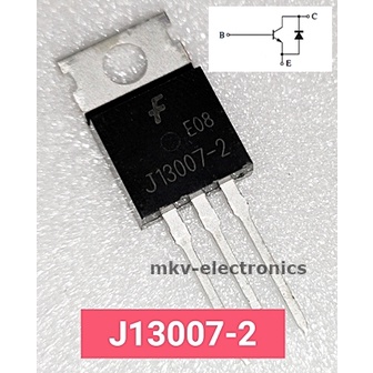 (1ตัว) J13007-2 , FJP13007 , 13007 , E13007 , MJE13007, TRANSISTOR NPN ...