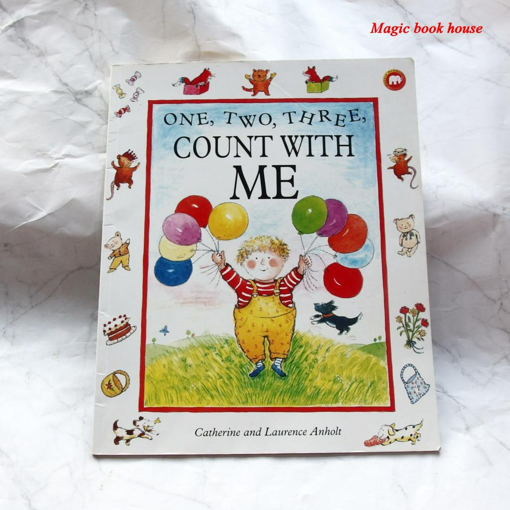 ONE, TWO, THREE, COUNT WITH ME : หนังสือกิจกรรมความรู้ สอนนับจำนวน ภาษา ...