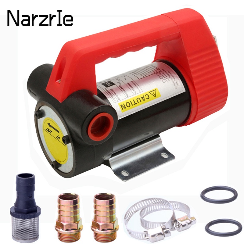 Portable Car Diesel Transfer Pump 50L/Min Electric Fuel Oil Pump 12V ...