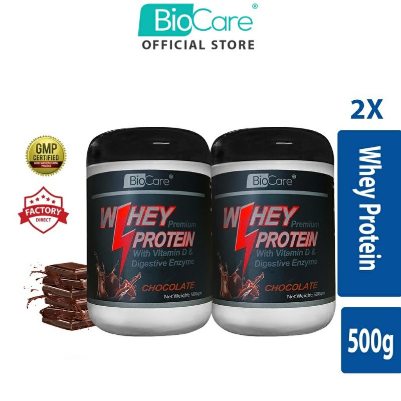 Premium Whey Protien Chocolate 2 x 500 gram | Shopee Thailand