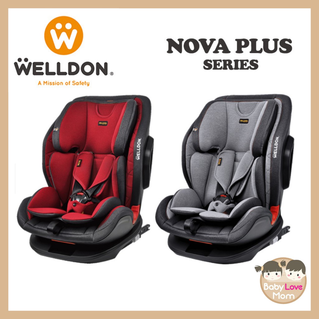 Welldon Carseat คาร์ซีท รุ่น NOVA PLUS (สำหรับเด็ก 9 เดือน - 12 ปี) | Shopee Thailand