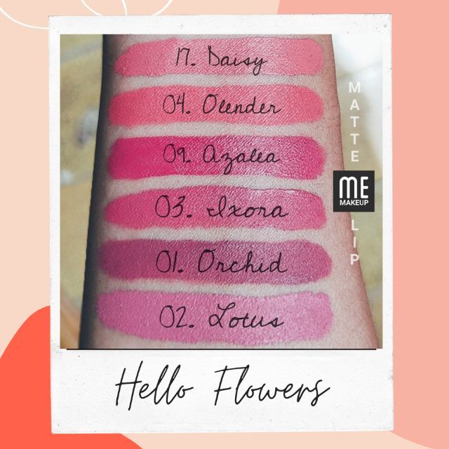 ME Makeup MATTE LIP ลิปแมทกันน้ำ | Shopee Thailand