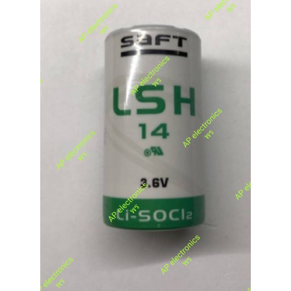 แบตเตอรี่ SAFT LSH14 3.6V 5800mAhยี่ห้อ SAFE(เซฟท์)-รุ่นรหัส / Model ...