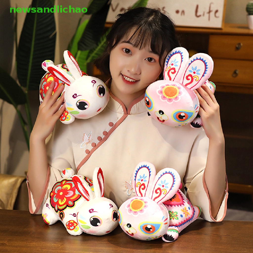 newsandlichao 2023 New Year Chinese Zodiac Rabbit Plush Toy Bunny ...