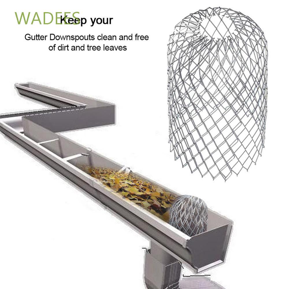 WADEES Aluminum Roof Gutter Stops Strainer Guard Filters Colanders Leaf ...
