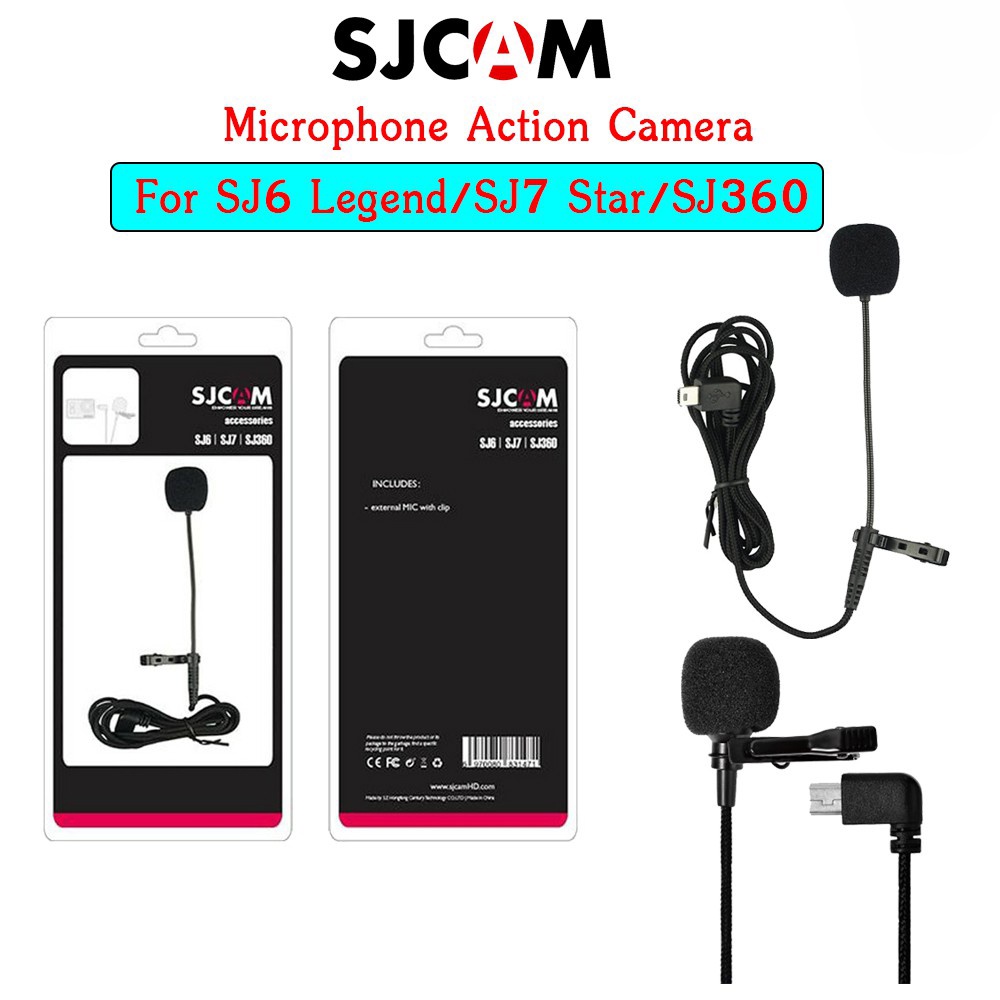 SJ CAM Microphone ไมค์ USB สำหรับ SJ CAM รุ่น SJ6/SJ7/SJ360 ของแท้ ...