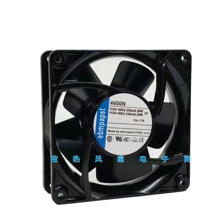 Papst TYP พัดลมระบายความร้อน อุณหภูมิสูง โลหะล้วน 4600N X Z 4606N X Z 12038 115V | Shopee Thailand