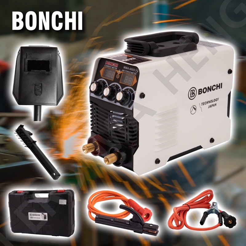 ตู้เชื่อมจิ๋ว bonchi 600 amp (3 ปุ่มปรับ 2 หน้าจอ) พร้อมกล่องเก็บ ...