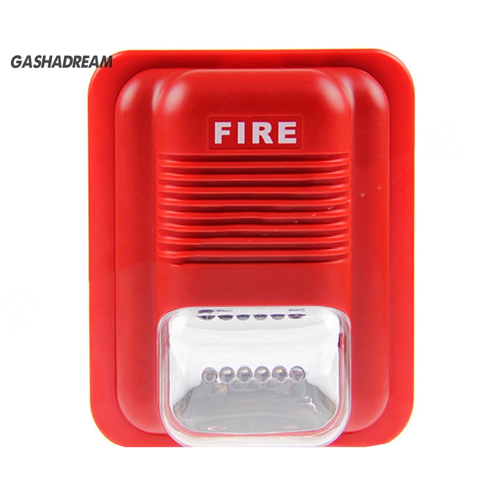 Gd| Wall Mount Fire Alarm Control System Sound Strobe Flash Light ...