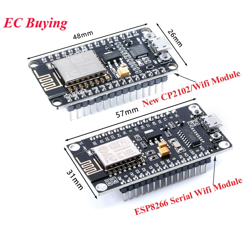 บอร์ดทดลอง Esp8266 CH340 CP2102 Wifi โมดูลไร้สาย NodeMcu V3 V2 Lua IoT ...
