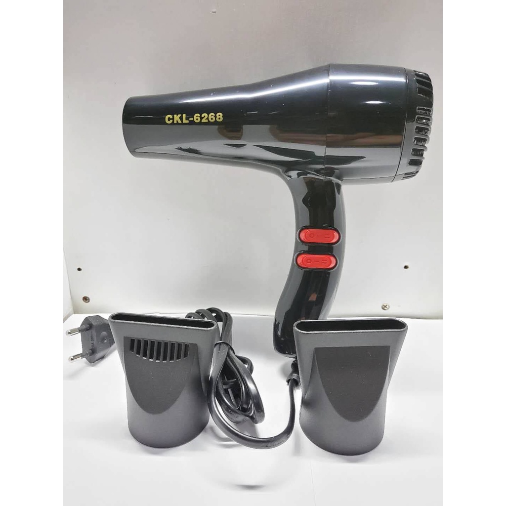 ไดร์เป่าผม CKL-6268 1200W มี ให้เลือก 3 สีสามารถปรับความร้อน และปรับแรงลมได้ ของแท้ 100% มี มอก. ...