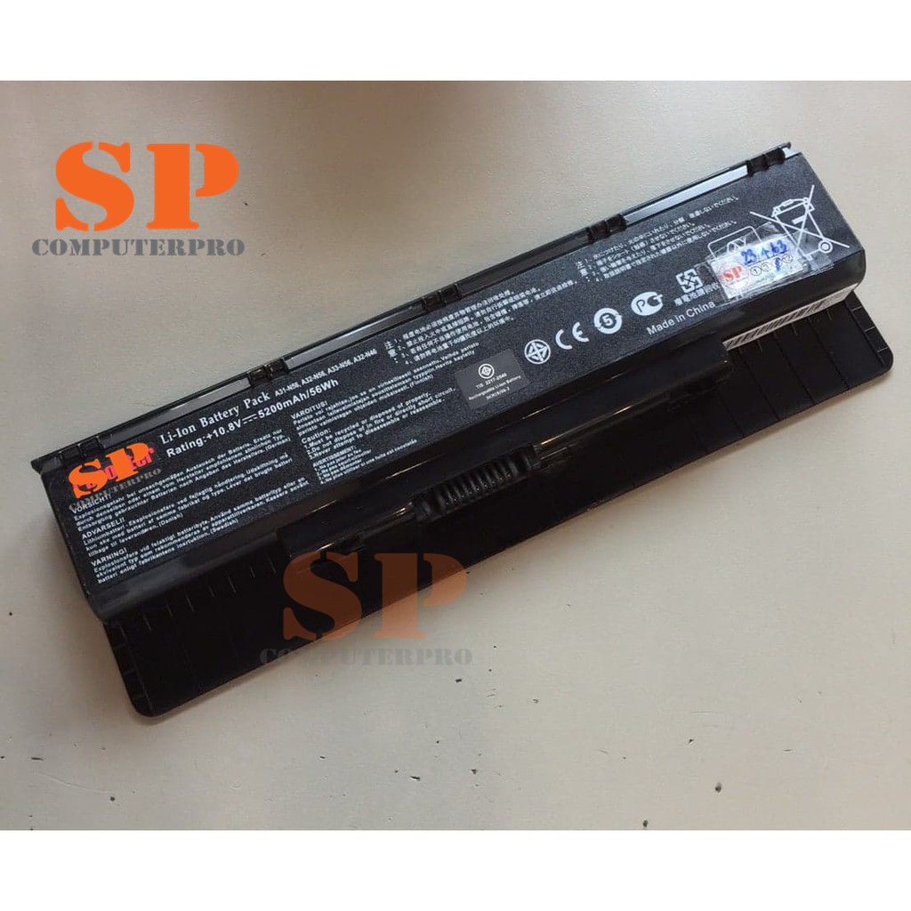 ASUS BATTERY แบตเตอรี่ของเทียบ ASUS N46 N46V N46VM N46VZ N56 N56V N56VM ...