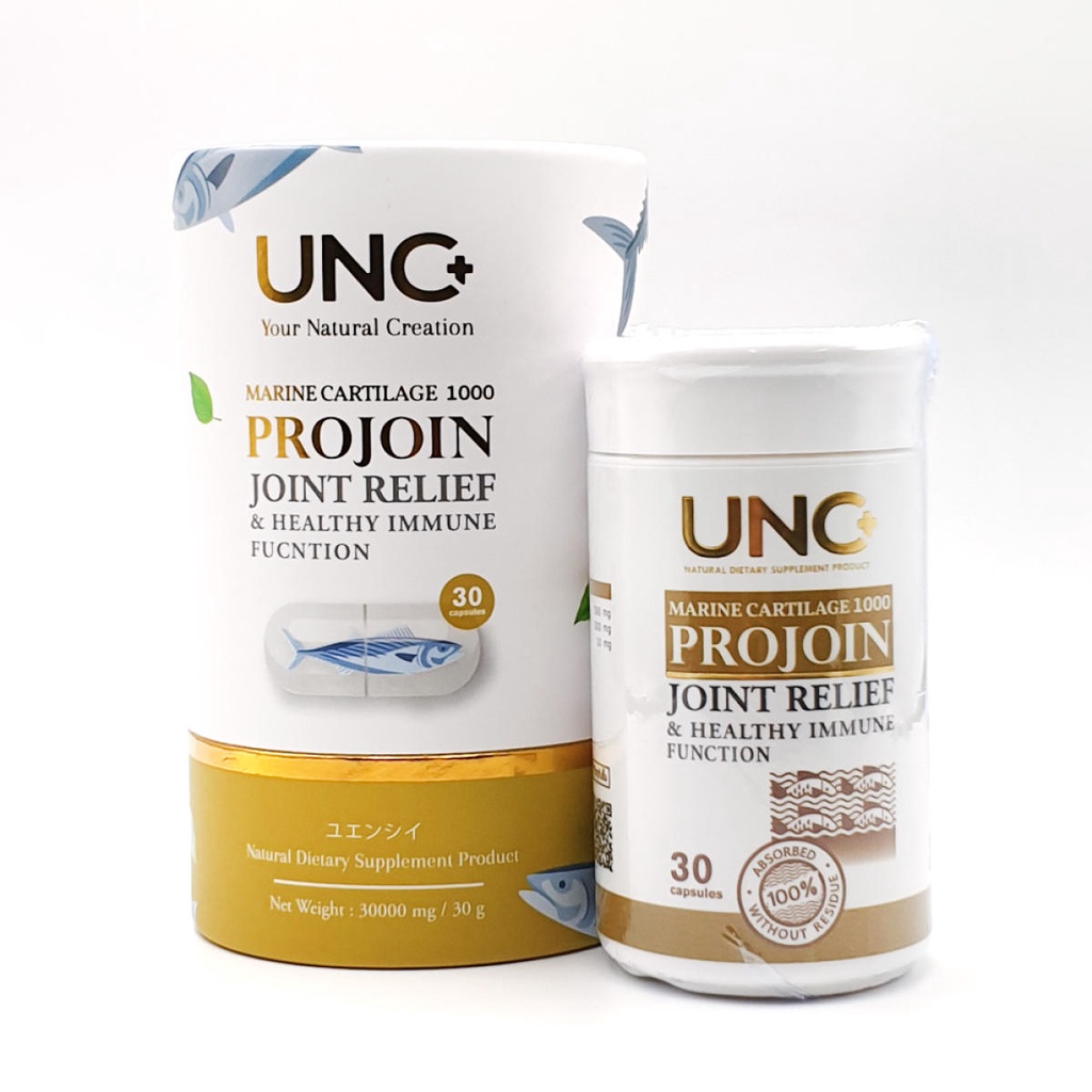 UNC Calcium + UNC Projoin คู่เด็ด!!! บำรุงกระดูกและไขข้อ ( 1 กล่อง 30 แคปซูล ) ยูเอ็นซี แคลเซียม ...