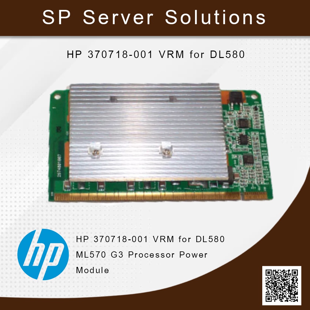 HP 370718-001 VRM for DL580 ML570 G3 Processor Power Module | Shopee ...