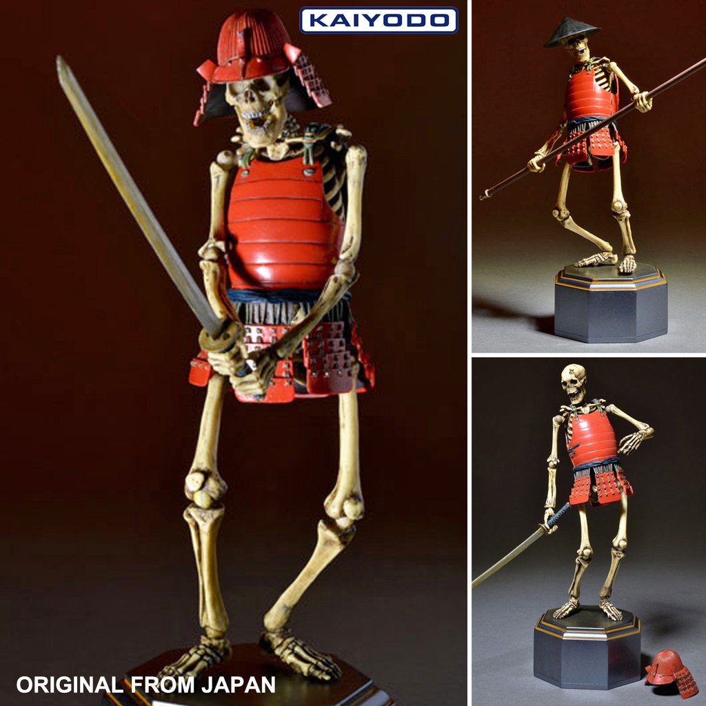 Figma งานแท้ ฟิกม่า Kaiyodo KT Project 010 จาก Takeya Style Jizai Okimono Gaikotsu Musha ไกโกะสึ ...