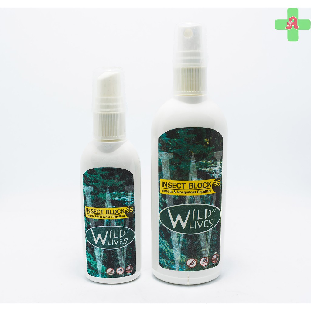WILD LIVES INSECT BLOCK DEET 95% ไวด์ไลฟ์ อินเซค บล๊อก 95 | Shopee Thailand