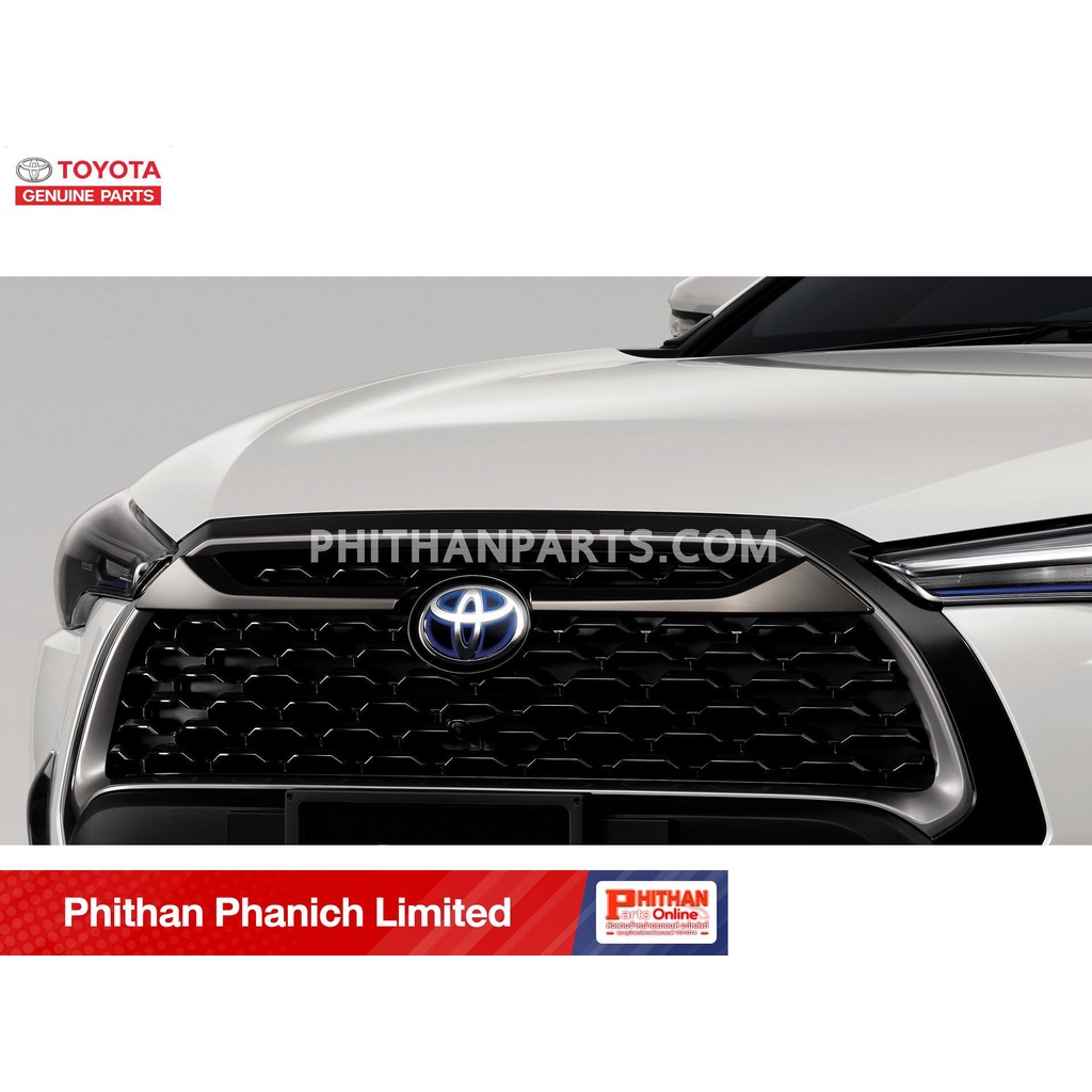 คิ้วกระจังหน้า โครเมียมรมดำ TOYOTA Front Grille Garnish Black Chrome A ...