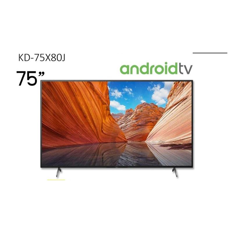 Sony รุ่น KD-75X80J (75")X80J Google TV 4K : รุ่นปี 2021 (ประกันศูนย์ ...